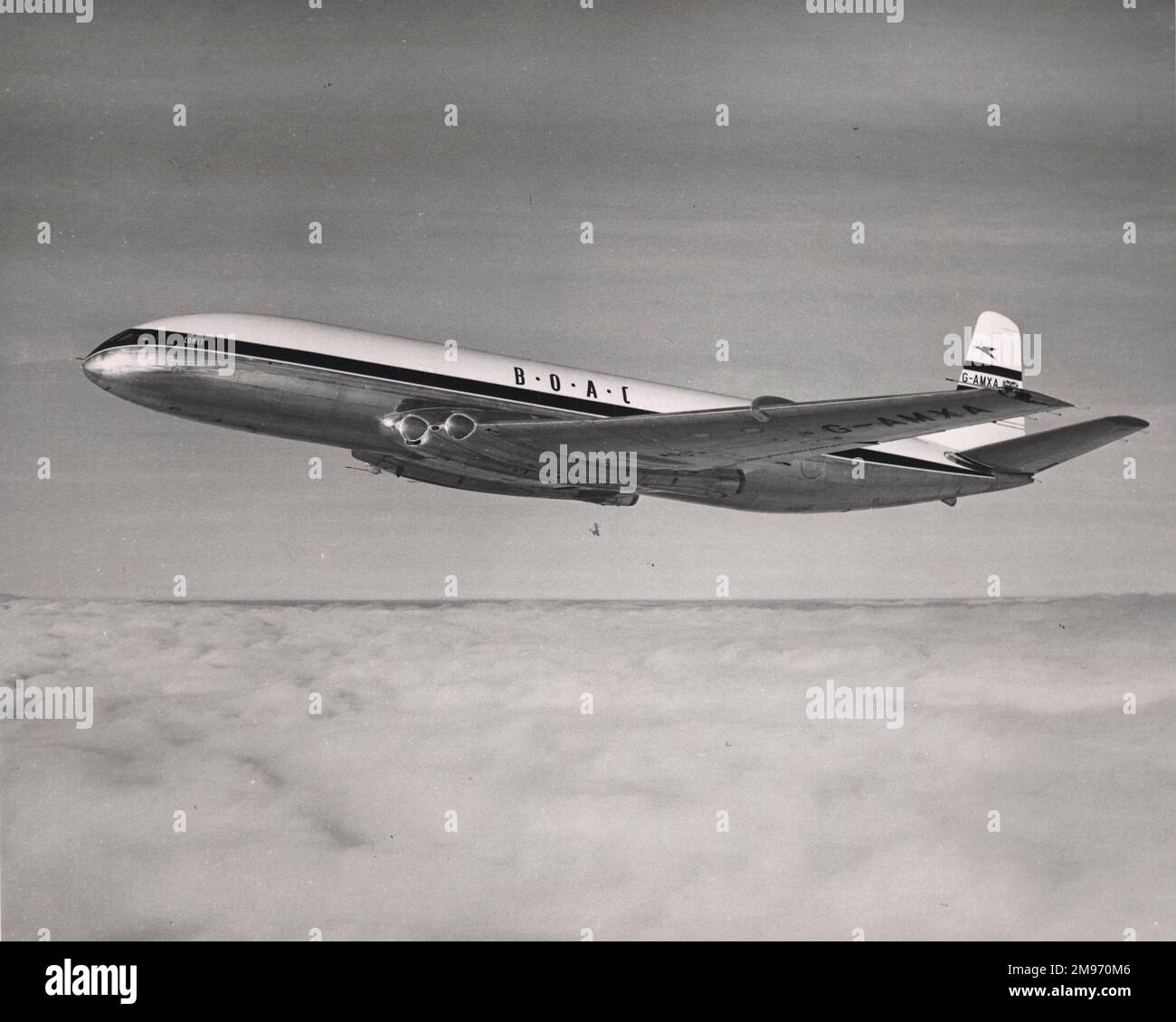 Aircraft de havilland comet g boac hi-res stock photography and images ...