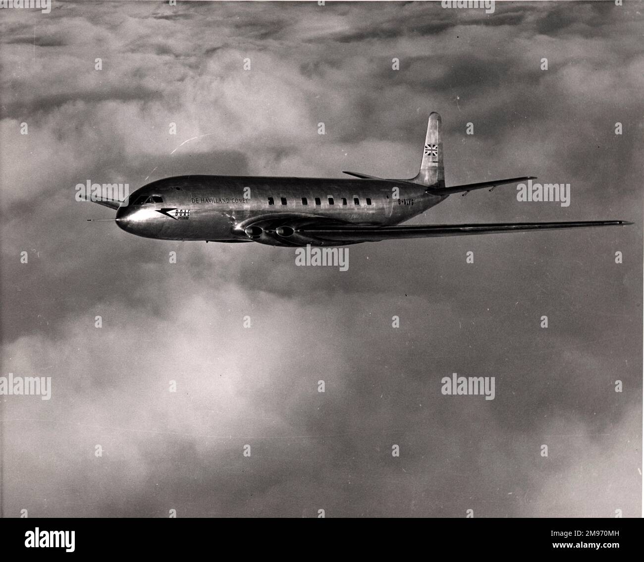 The de Havilland DH106 Comet first prototype, G-ALVG. 7 December 1949 ...