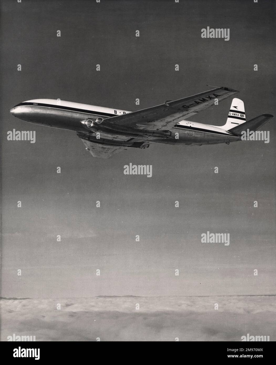 The first production de Havilland DH106 Comet 2, G-AMXA, of BOAC Stock ...