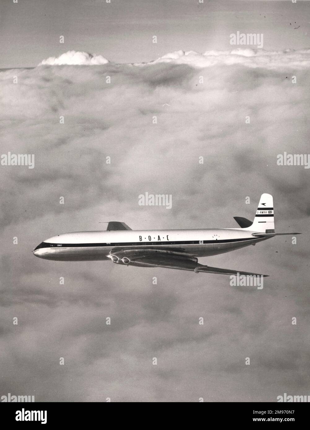The first production de Havilland DH106 Comet 2, G-AMXA, of BOAC Stock ...