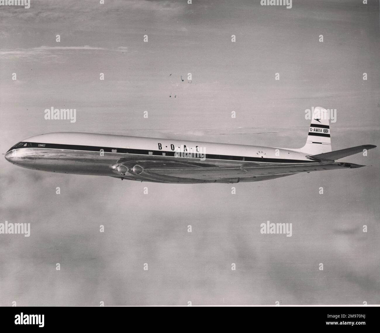 The first production de Havilland DH106 Comet 2, G-AMXA, of BOAC Stock ...