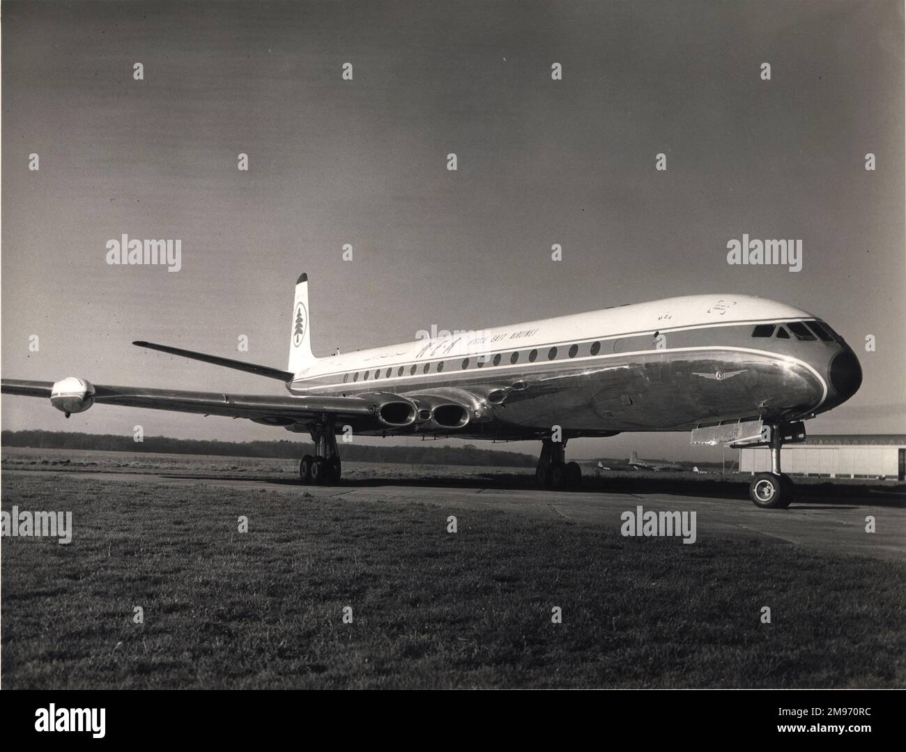 de Havilland DH106 Comet 4C, OD-AD?, of Middle East Airlines Stock ...