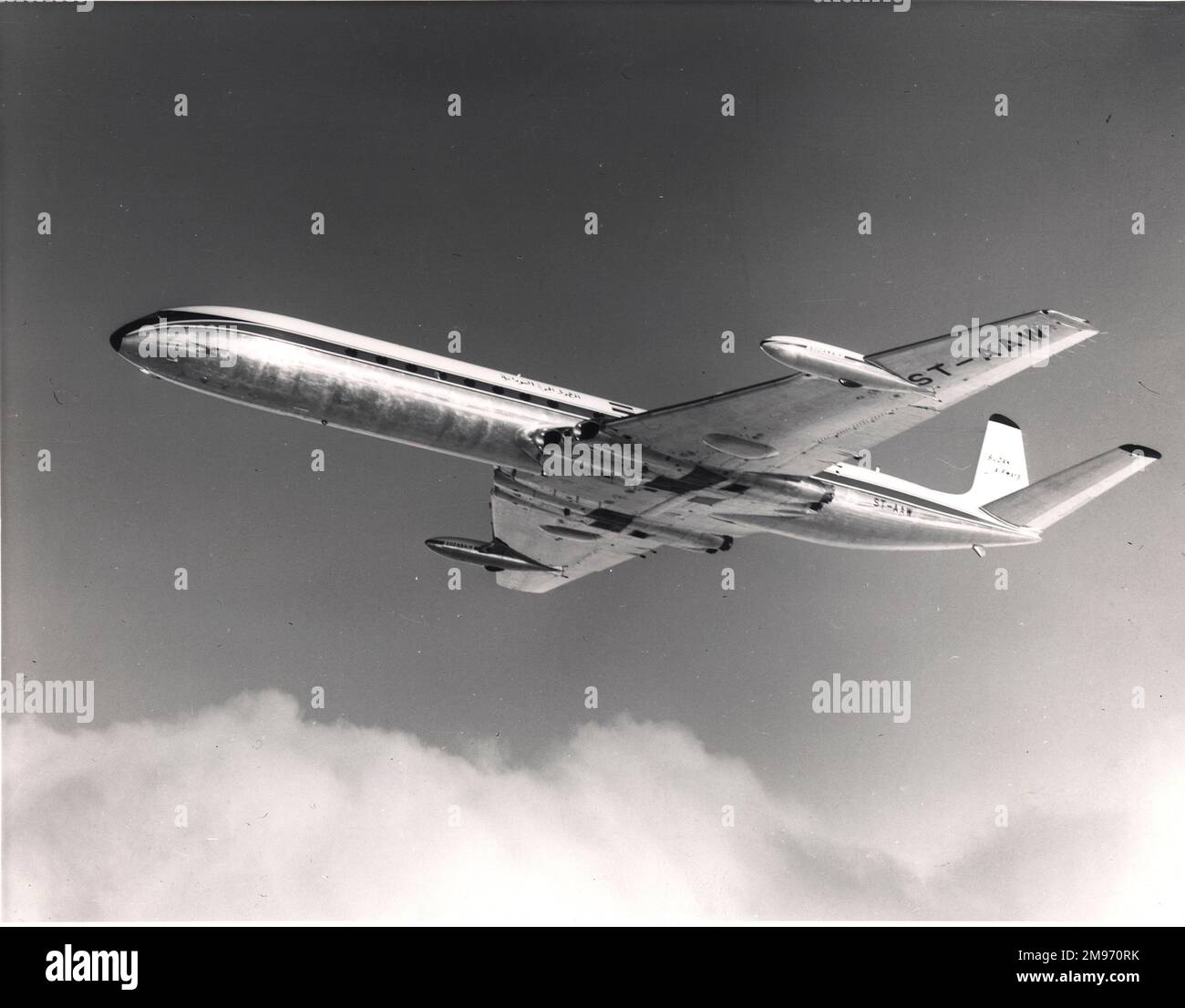de Havilland DH106 Comet 4C, ST-AAW, of Sudan Airways Stock Photo - Alamy