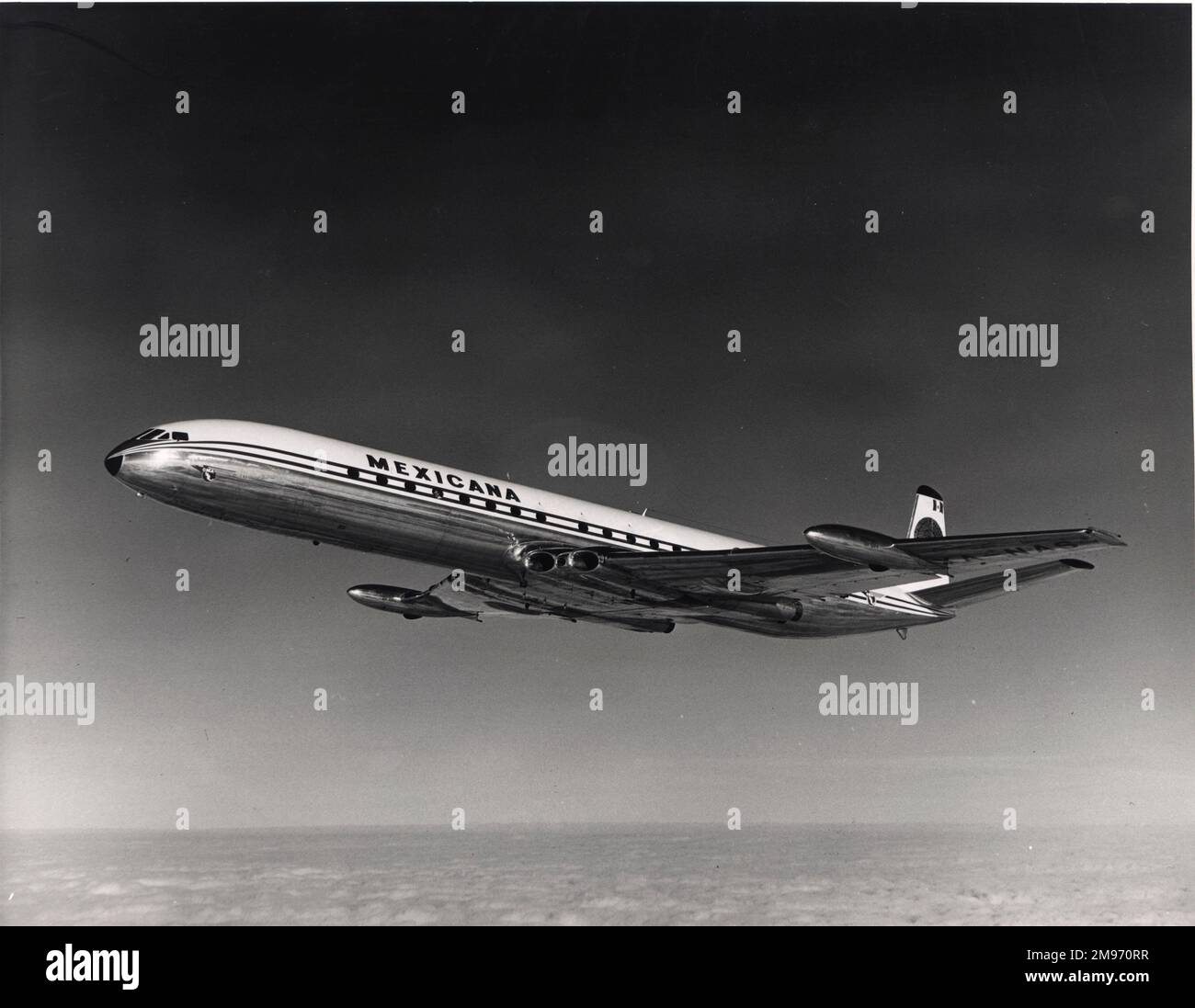 de Havilland DH106 Comet 4C, XA-NAS, of Mexicana Stock Photo - Alamy