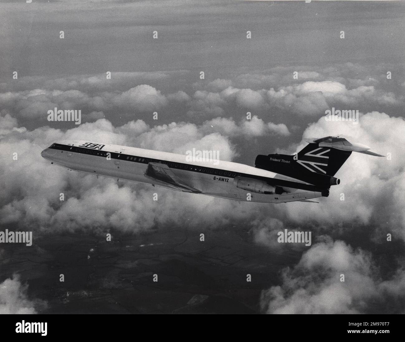 de Havilland/Hawker Siddeley DH/HS121 Trident 3B-101, G-AWYZ of BEA ...