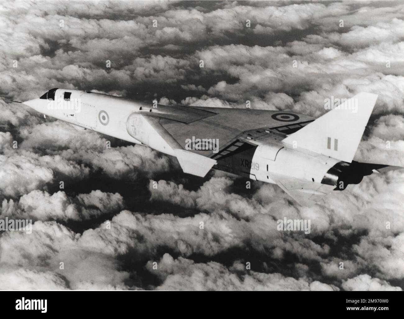 BAC TSR-2, XR219, in flight Stock Photo - Alamy