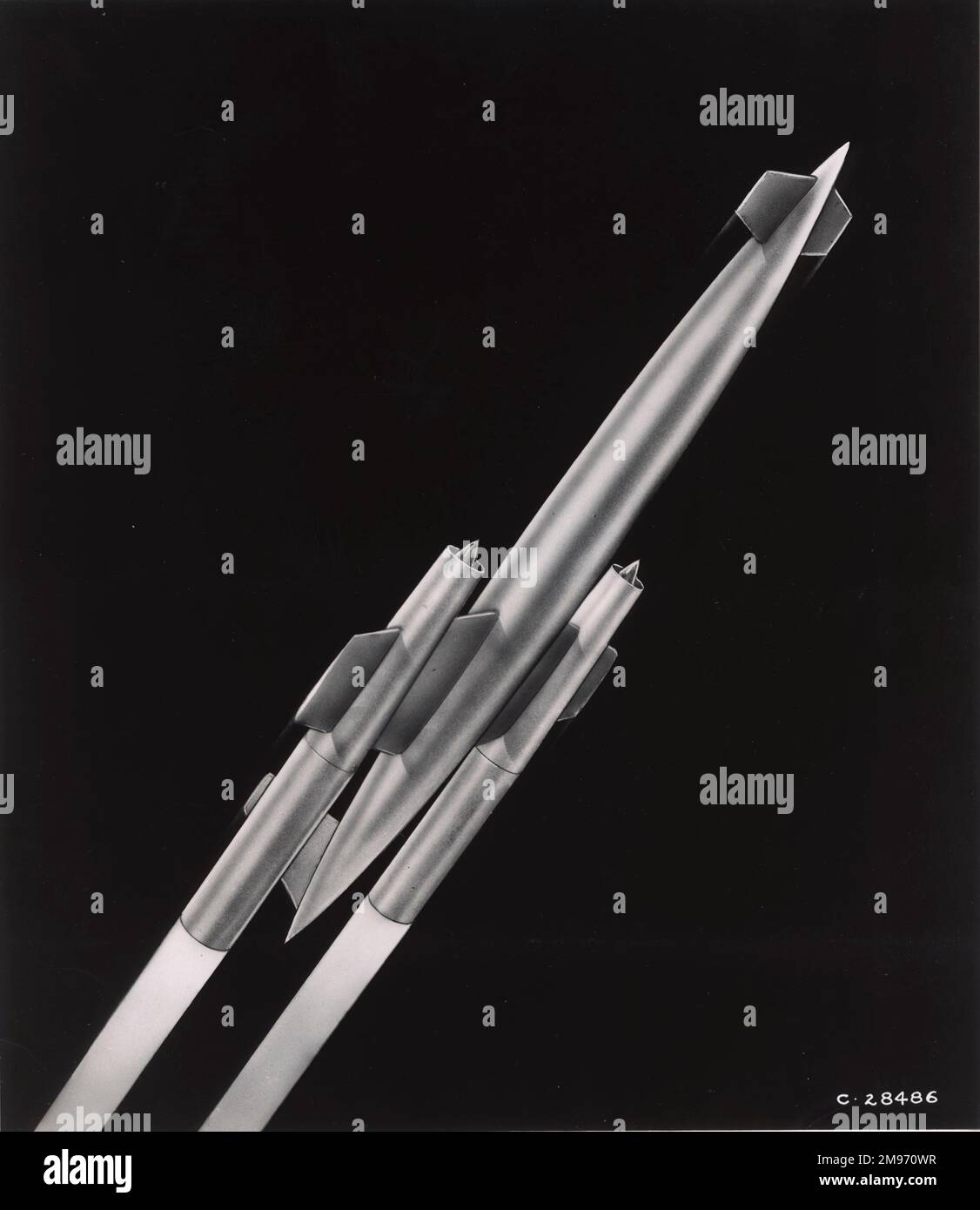 ‘Experimental model of a supersonic guided missile which is being ...