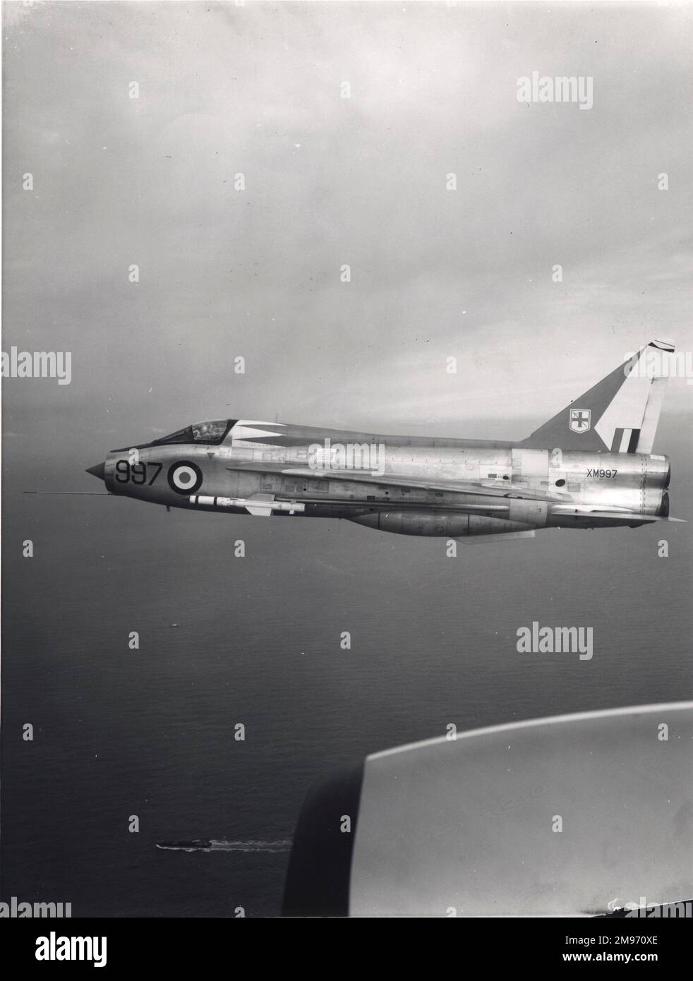 The final production English Electric Lightning T4, XM997 Stock Photo ...