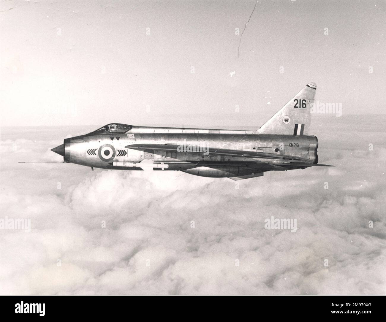 English Electric Lightning F1A, XM216 Stock Photo - Alamy