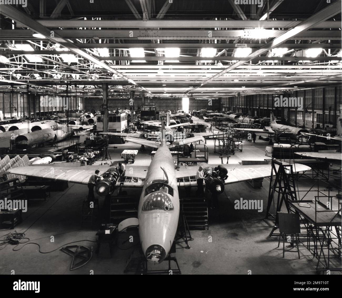 Ex-RAF English Electric Canberras being rebuilt for export at ...