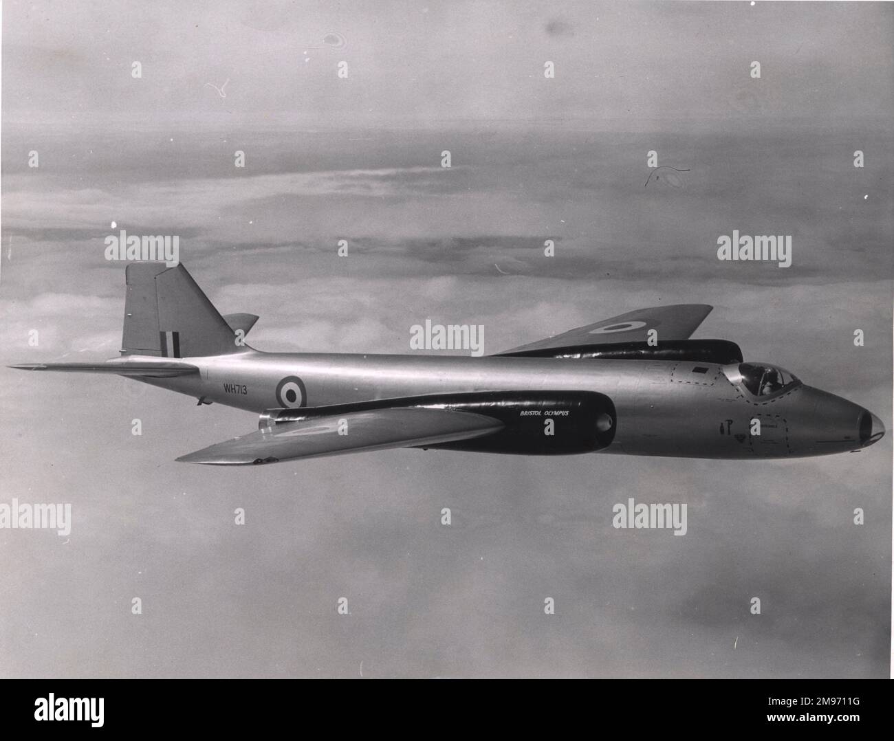 English Electric Canberra B2, WH713, was powered by two Bristol Siddeley Olympus turbojets Stock ...