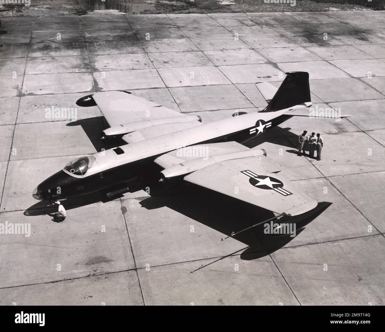 English Electric Canberra B2, WD940, at Baltimore in USAF markings ...