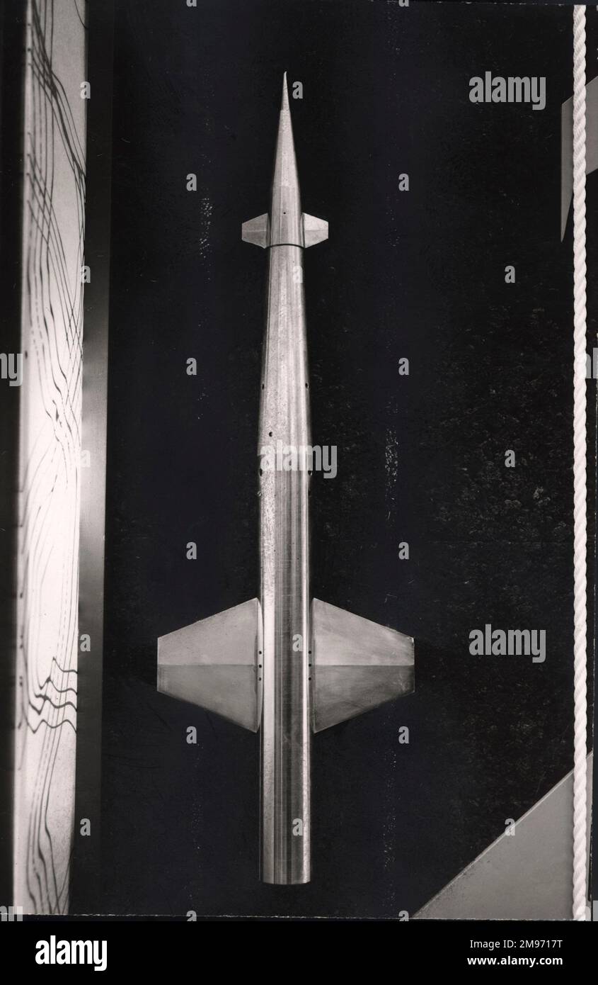 Wind-tunnel model for the Navaho missile. The model is 24in long Stock ...