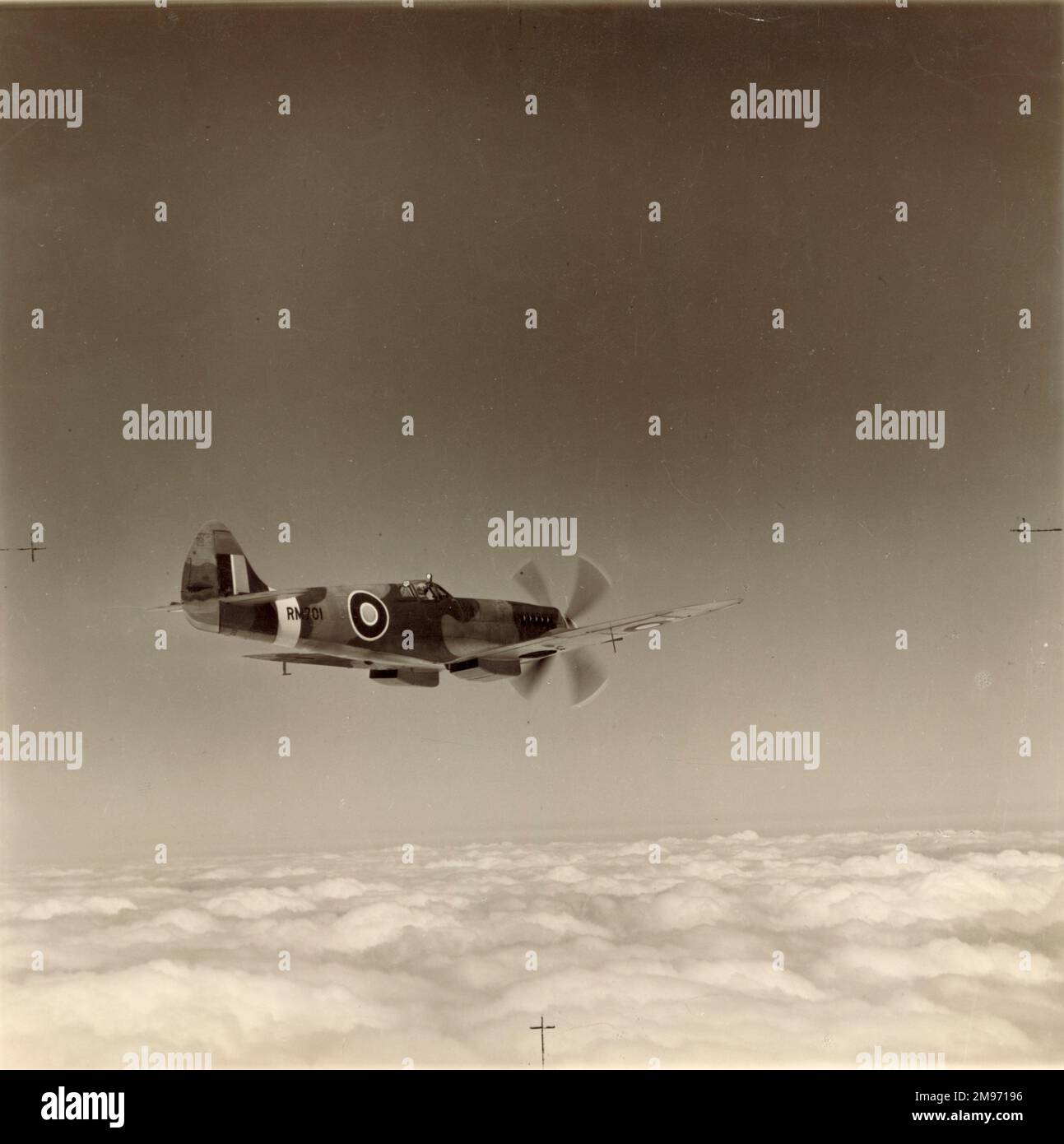 Supermarine Spitfire XIV, RM701 Stock Photo - Alamy