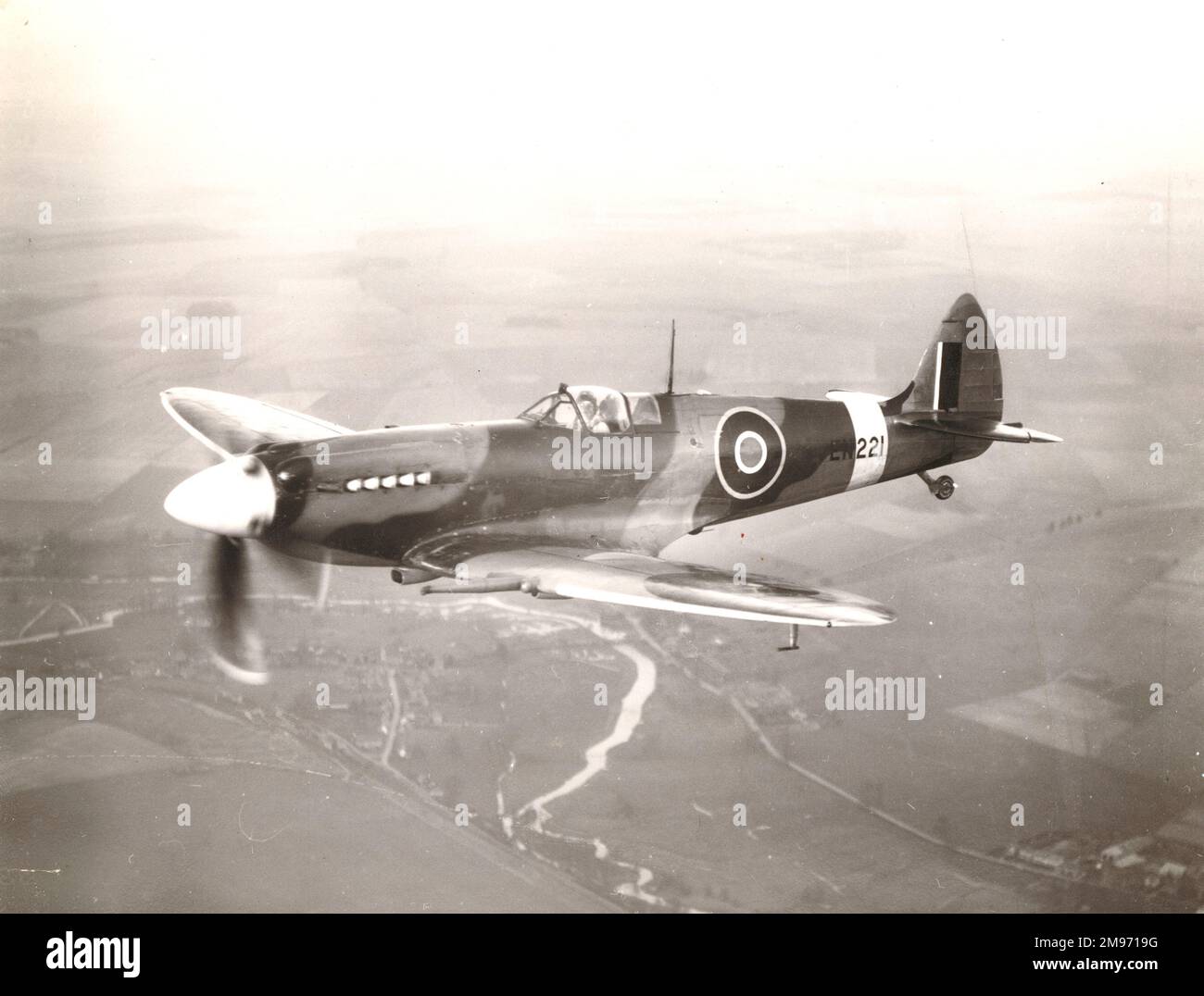 Supermarine Spitfire XII, EN221, the first production aircraft Stock ...