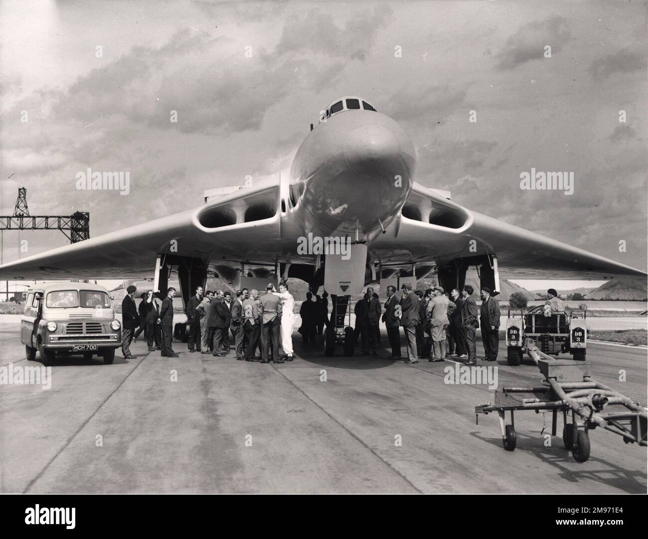 Rolls-Royce taking delivery at Hucknall of the Avro Vulcan Conway ...