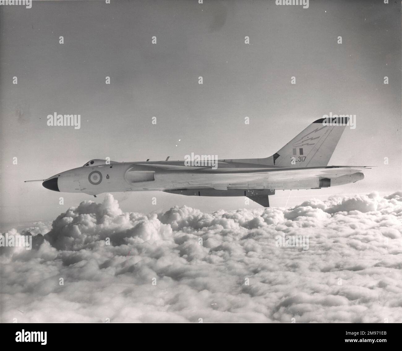 Avro Vulcan B2, XL317, armed with a Blue Steel ‘stand-off’ bomb Stock ...