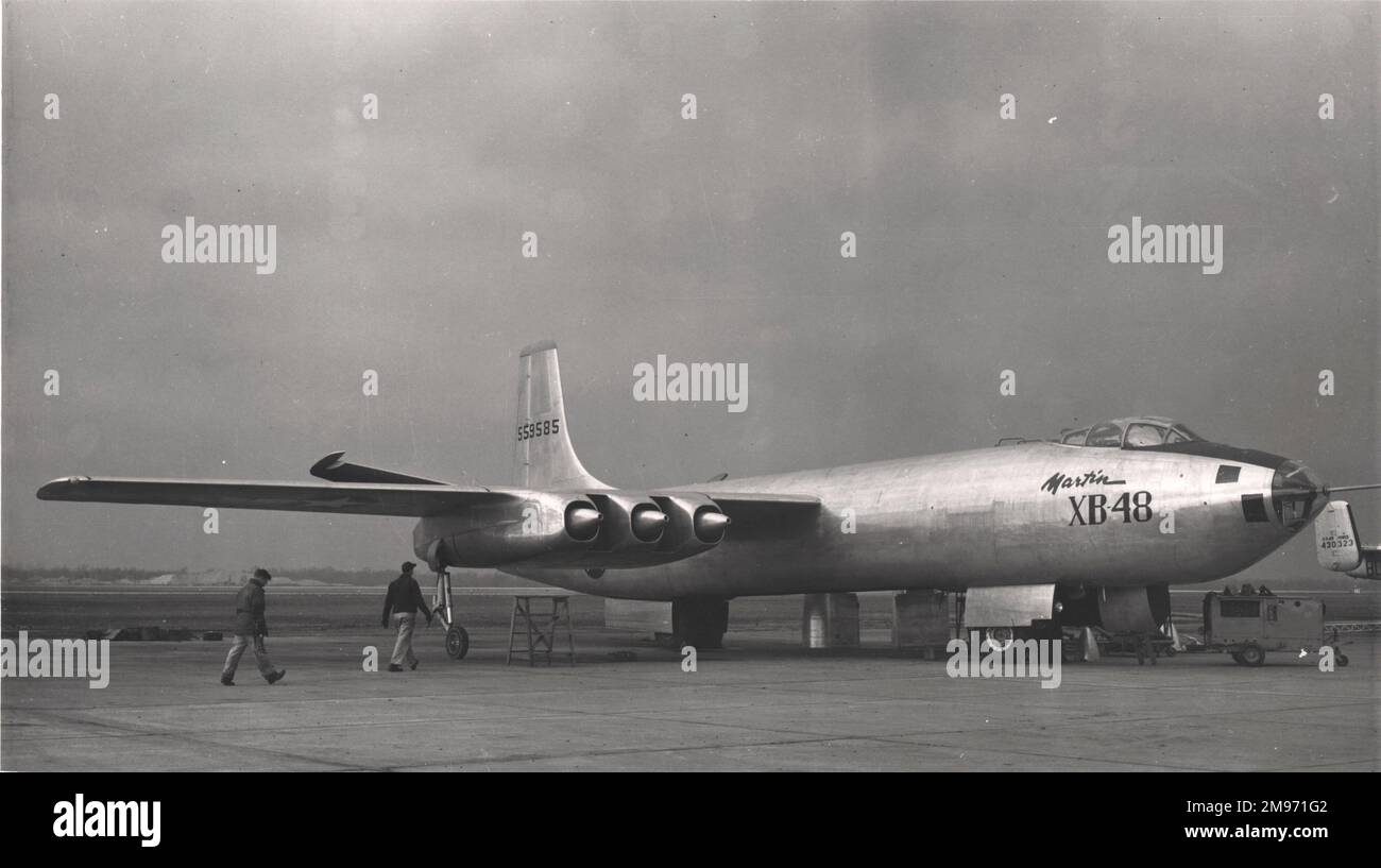 Martin XB-48 six-jet bomber Stock Photo - Alamy