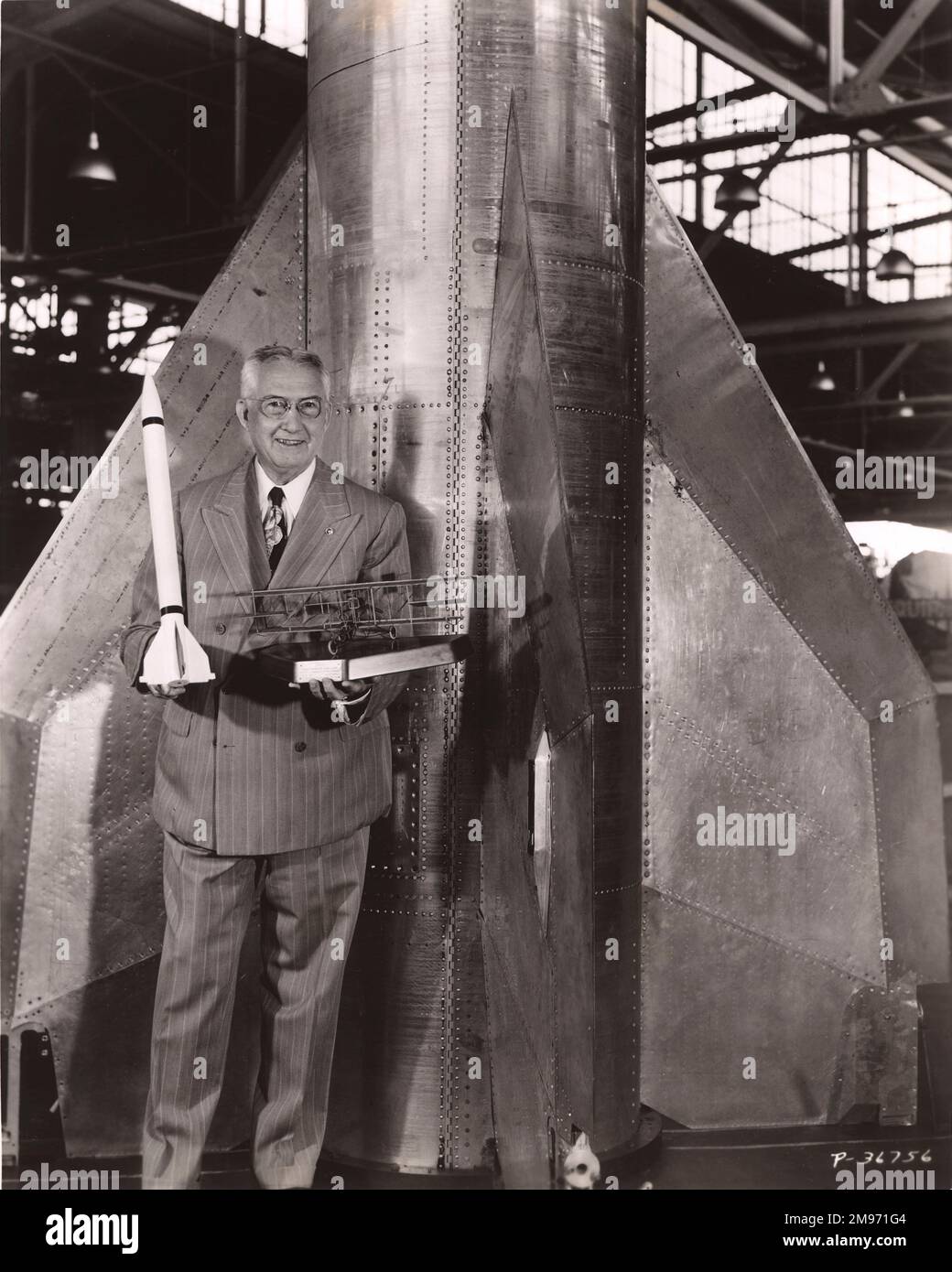 Glenn Luther Martin (1886-1955), founder of the Martin Aircraft Company ...