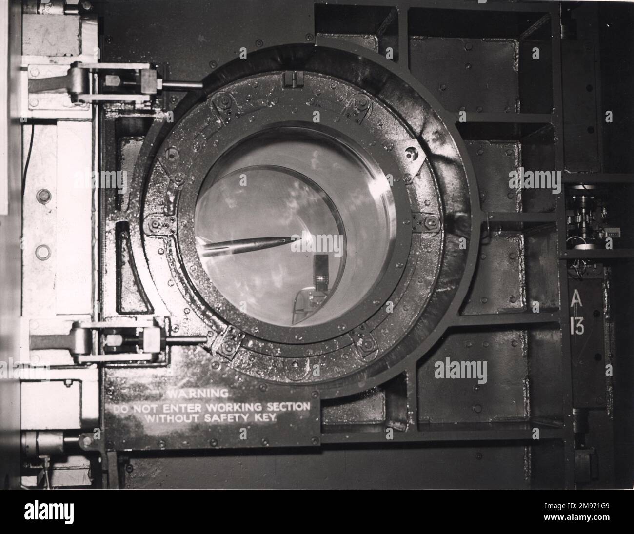 Blue Steel model in a wind tunnel Stock Photo - Alamy