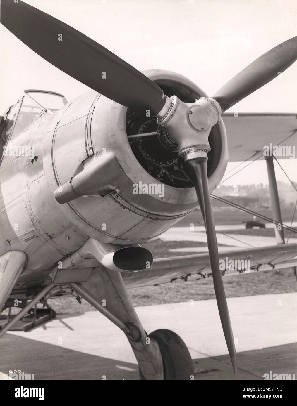The Bristol Taurus II and Rotol airscrew installation on a Fairey ...