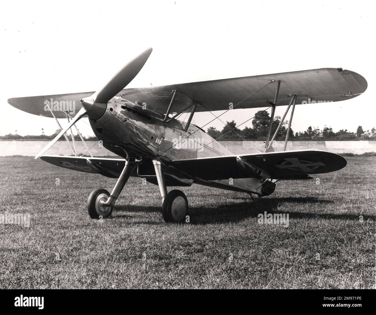 The four-gun Hawker Fury for Yugoslavia Stock Photo - Alamy
