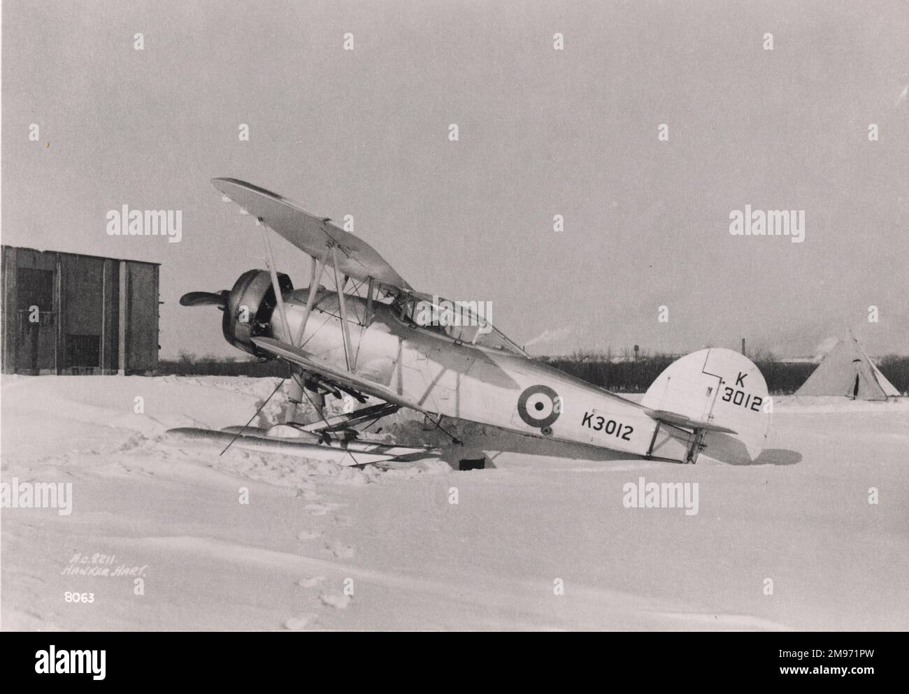 Hawker Hart, K3012, was fitted with a Bristol Perseus radial and an ...