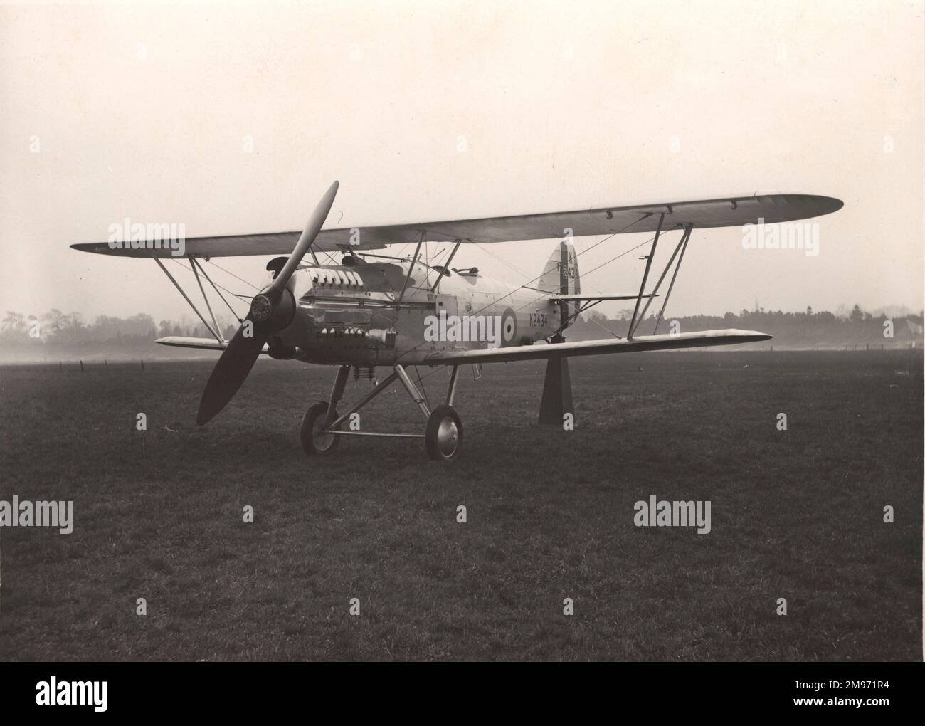 Hawker Hart, K2434, powered by a Napier Dagger engine Stock Photo - Alamy