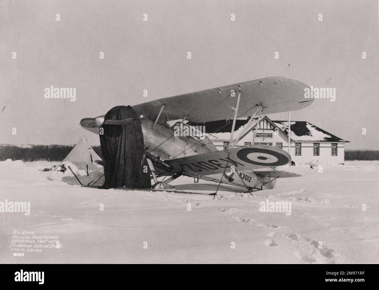 Hawker Hart, K3012, was fitted with a Bristol Perseus radial and an ...