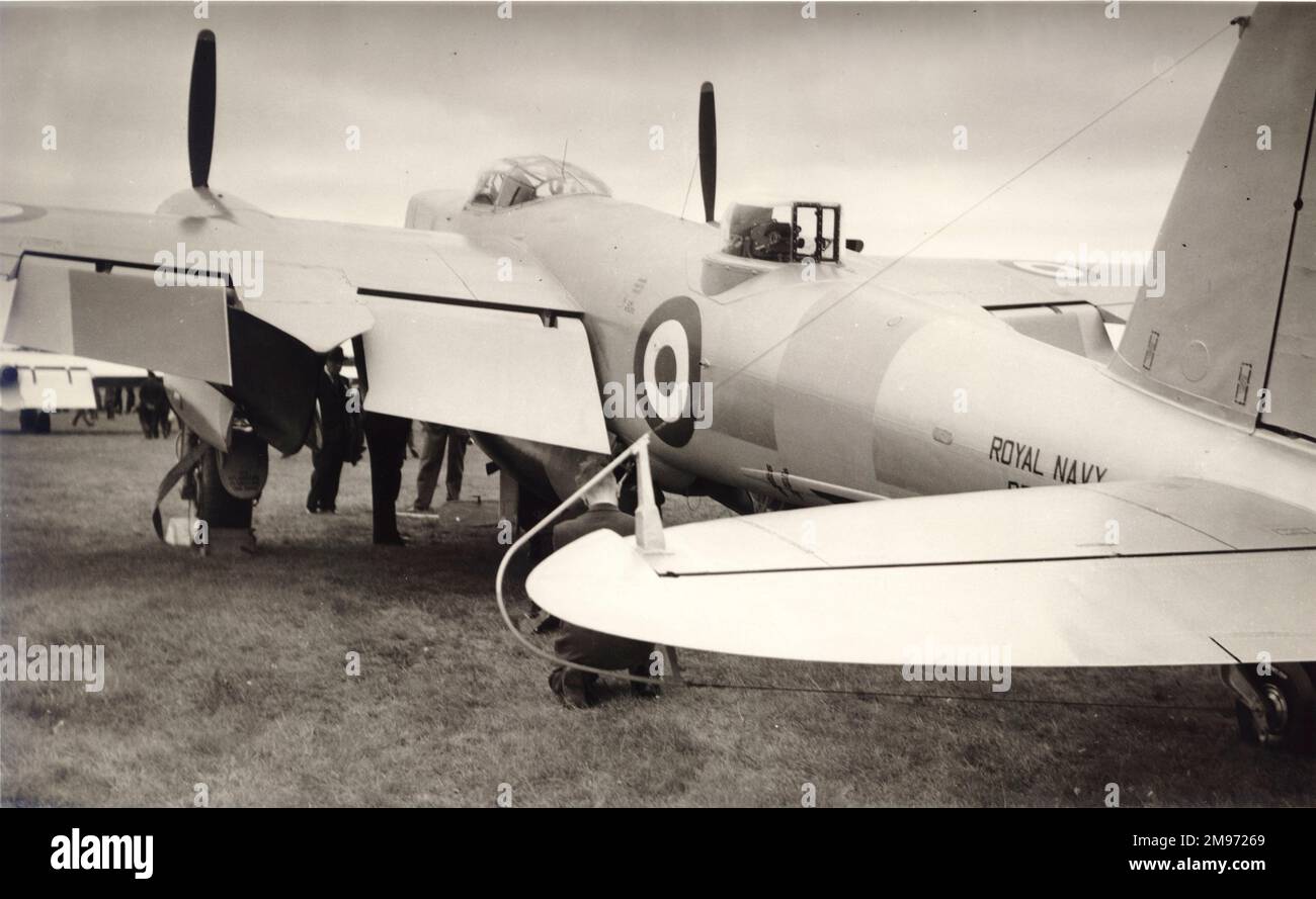 A Royal Navy de Havilland Mosquito TT Mk.39 target tug Stock Photo - Alamy