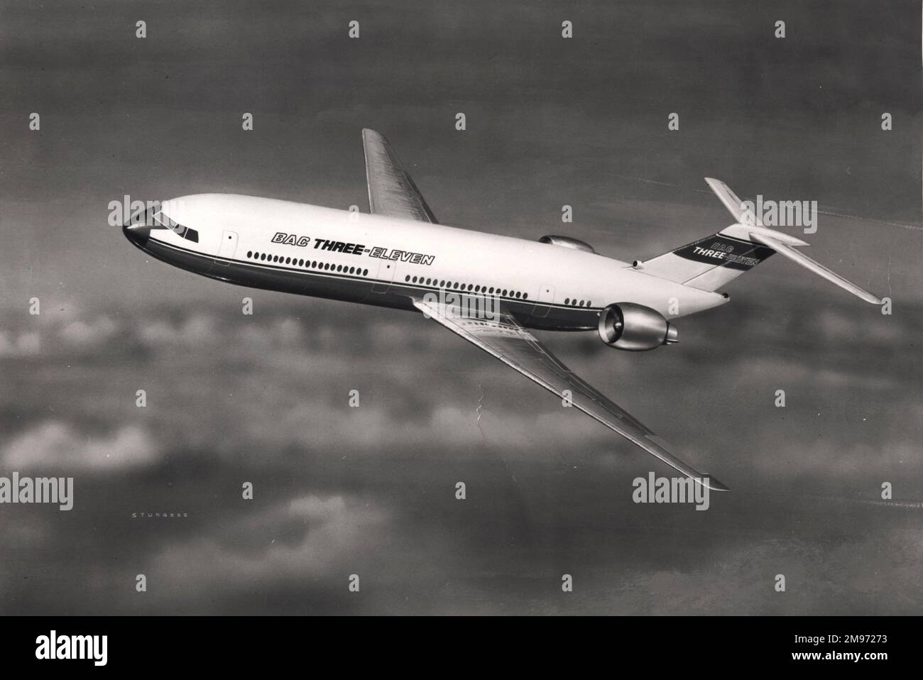 An artist’s impression of the BAC Three-Eleven Stock Photo - Alamy