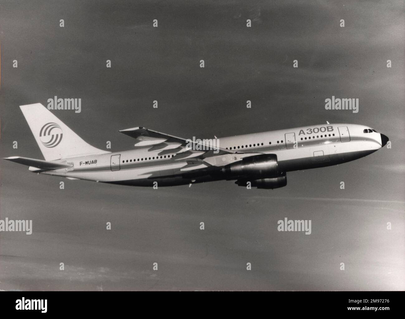 The first A300, F-WUAB, during flight trials Stock Photo - Alamy