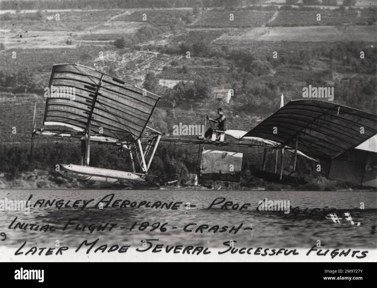 The Aerodrome as rebuilt by Curtiss. 28 May 1913 Stock Photo - Alamy