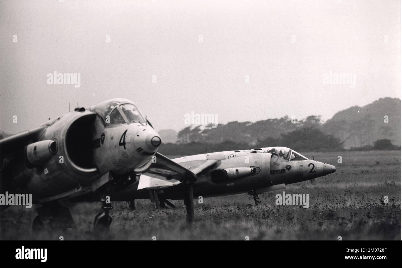 Hawker Siddeley Kestrel FGA1s Stock Photo - Alamy