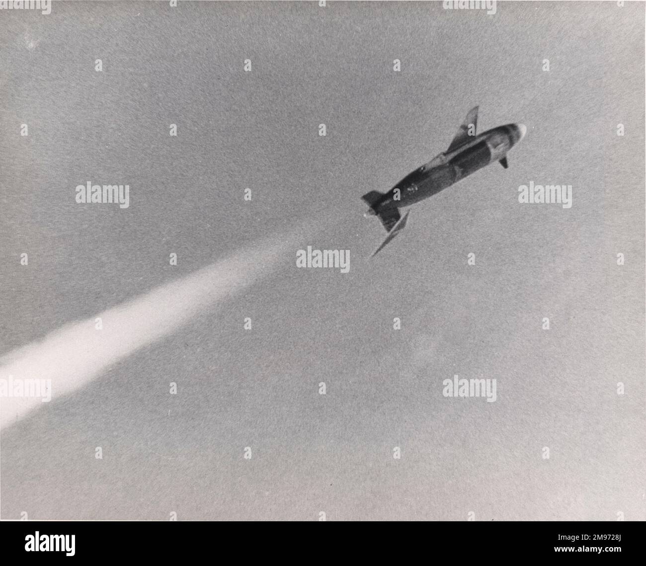 Northrop RP-76 rocket-powered target drone in flight Stock Photo - Alamy