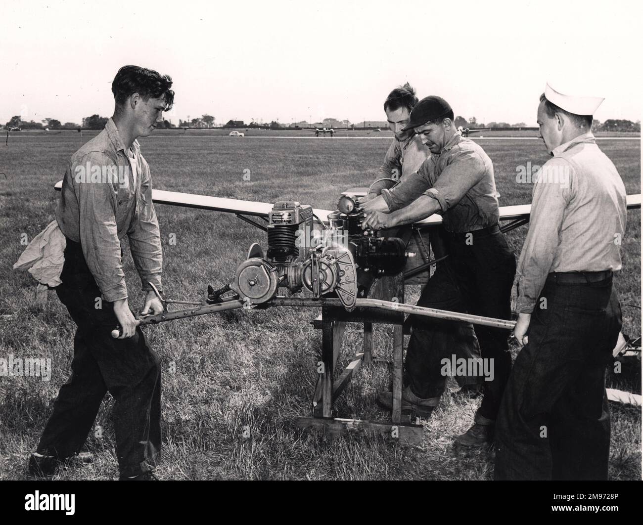 Radioplane TDD radio-controlled target of the US Navy Stock Photo - Alamy