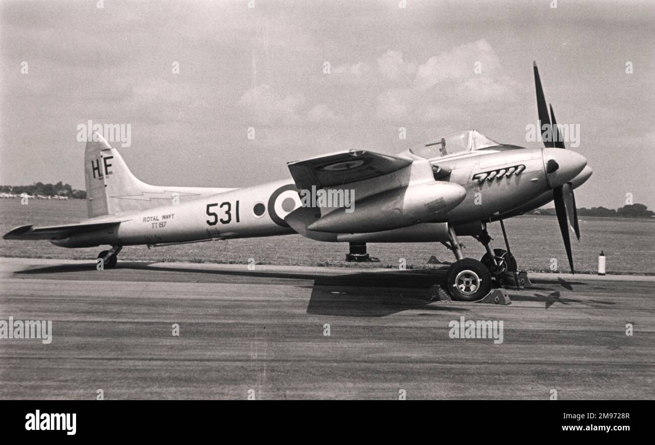 de Havilland Sea Hornet F20, TT197 Stock Photo - Alamy