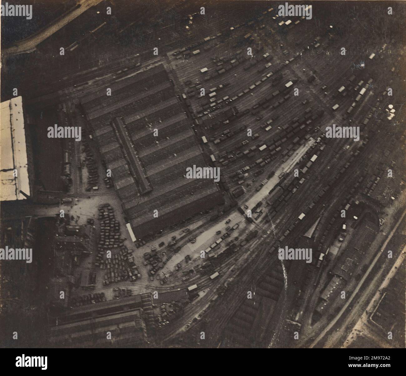 This photograph shows a portion of the extensive Railway Goods Station ...