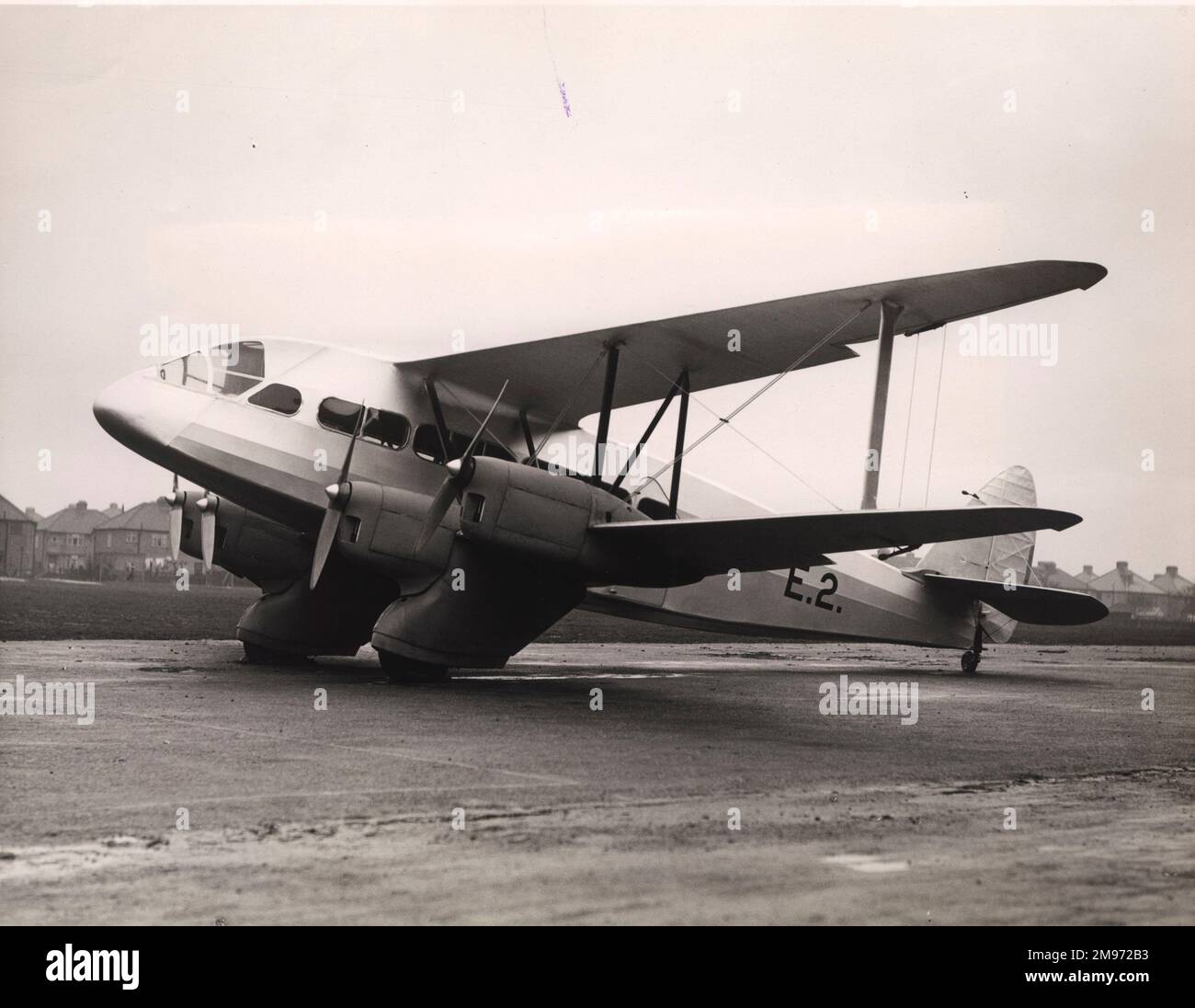The first de Havilland DH86 Express Air Liner, E2, prior to ...