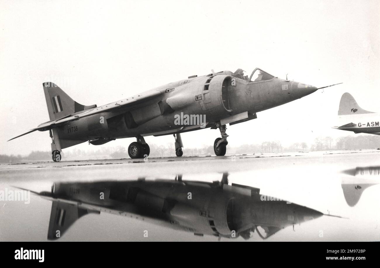 The first production Hawker Siddeley Harrier GR1, XV738 Stock Photo - Alamy