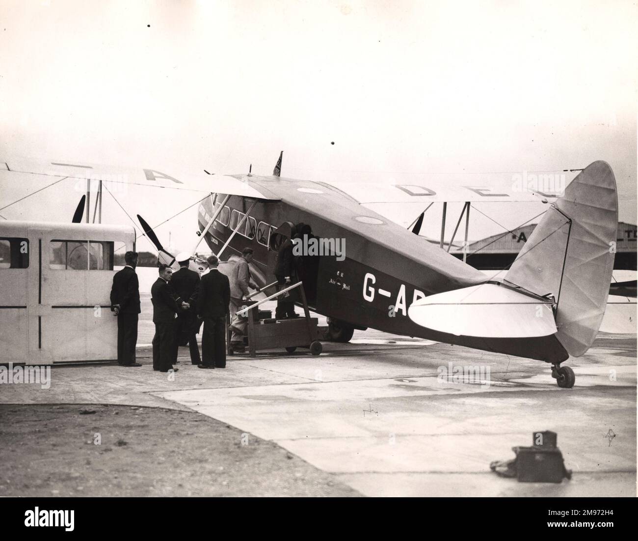 de Havilland DH86 Express Air Liner, G-ADEC, of British Airways at ...