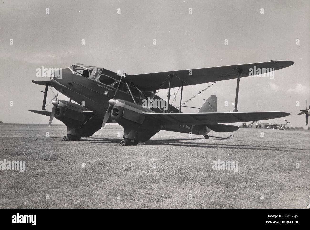 de Havilland DH89 Dragon Rapide Stock Photo - Alamy