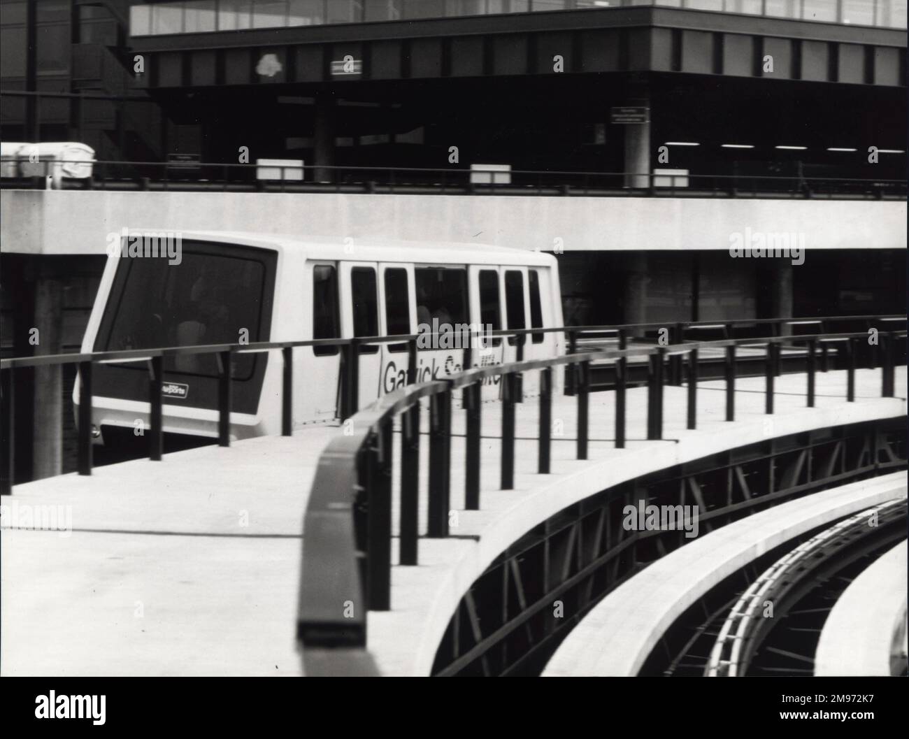 The Rapid Transit System at Gatwick Airport Stock Photo - Alamy