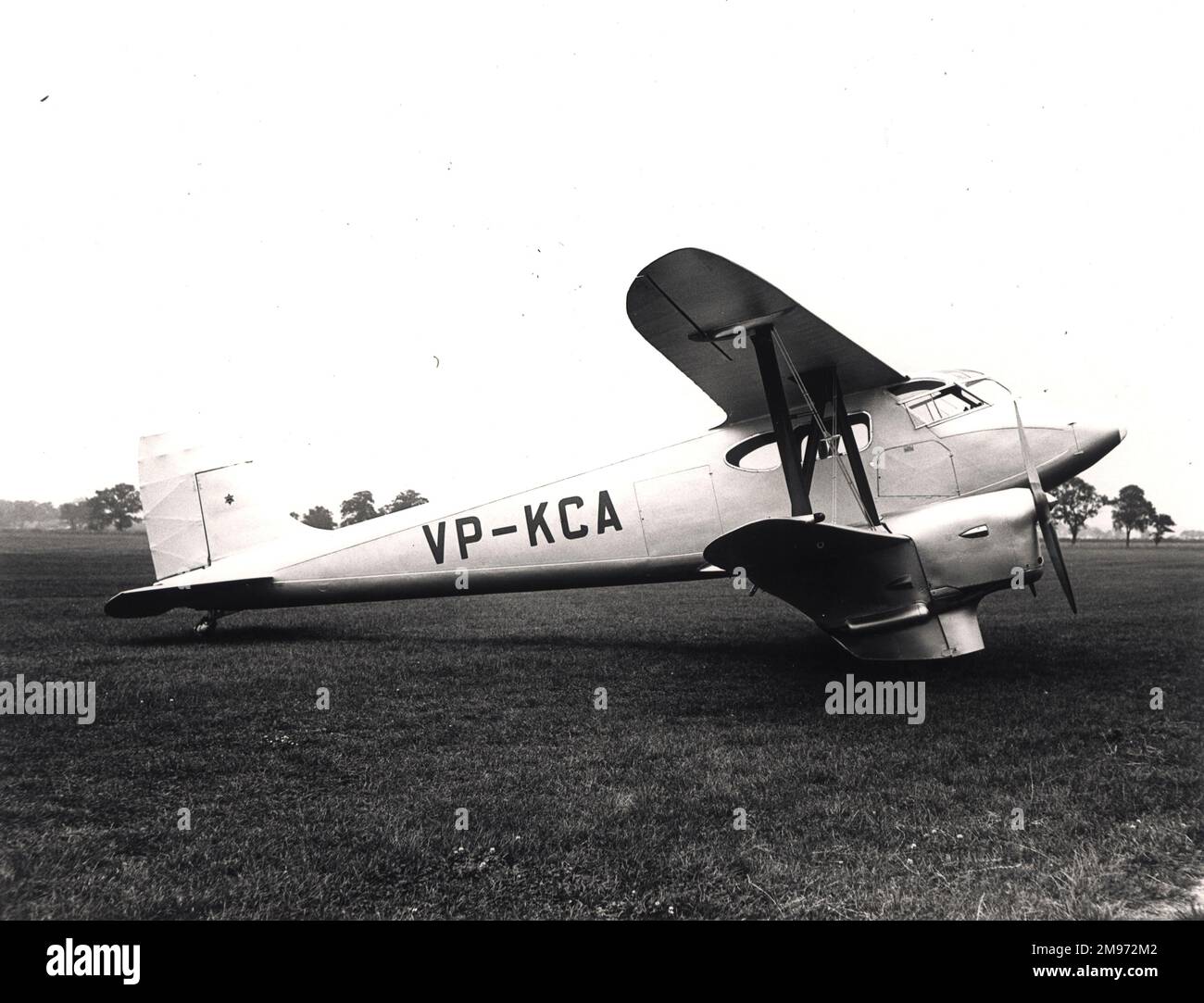 de Havilland DH90 Dragonfly, VP-KCA, of Wilson Airways Stock Photo - Alamy