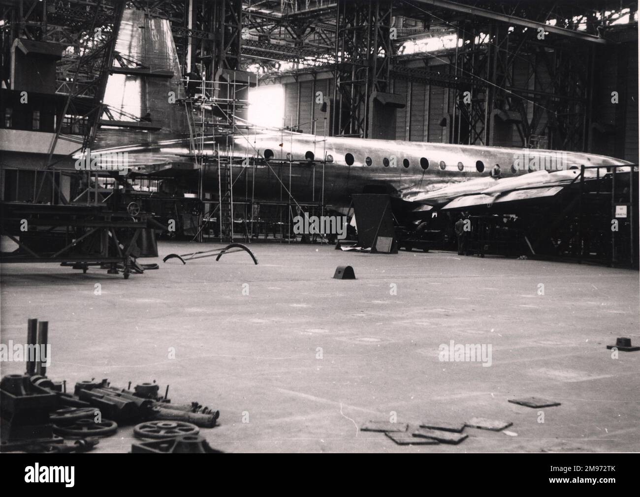 Bristol Britannia production at Filton Stock Photo - Alamy