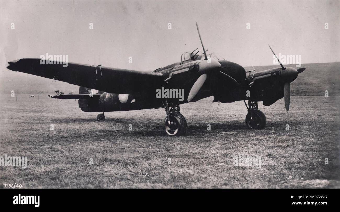 Bristol Beaufighter V, R2274, with four-gun Boulton Paul BPAI dorsal ...