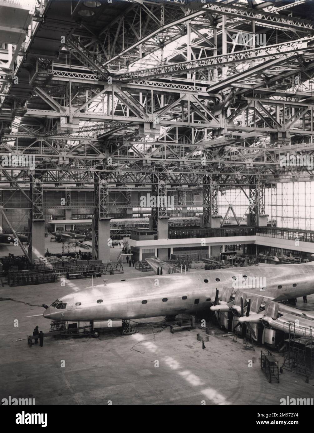 The Bristol Brabazon under construction at Filton Stock Photo - Alamy