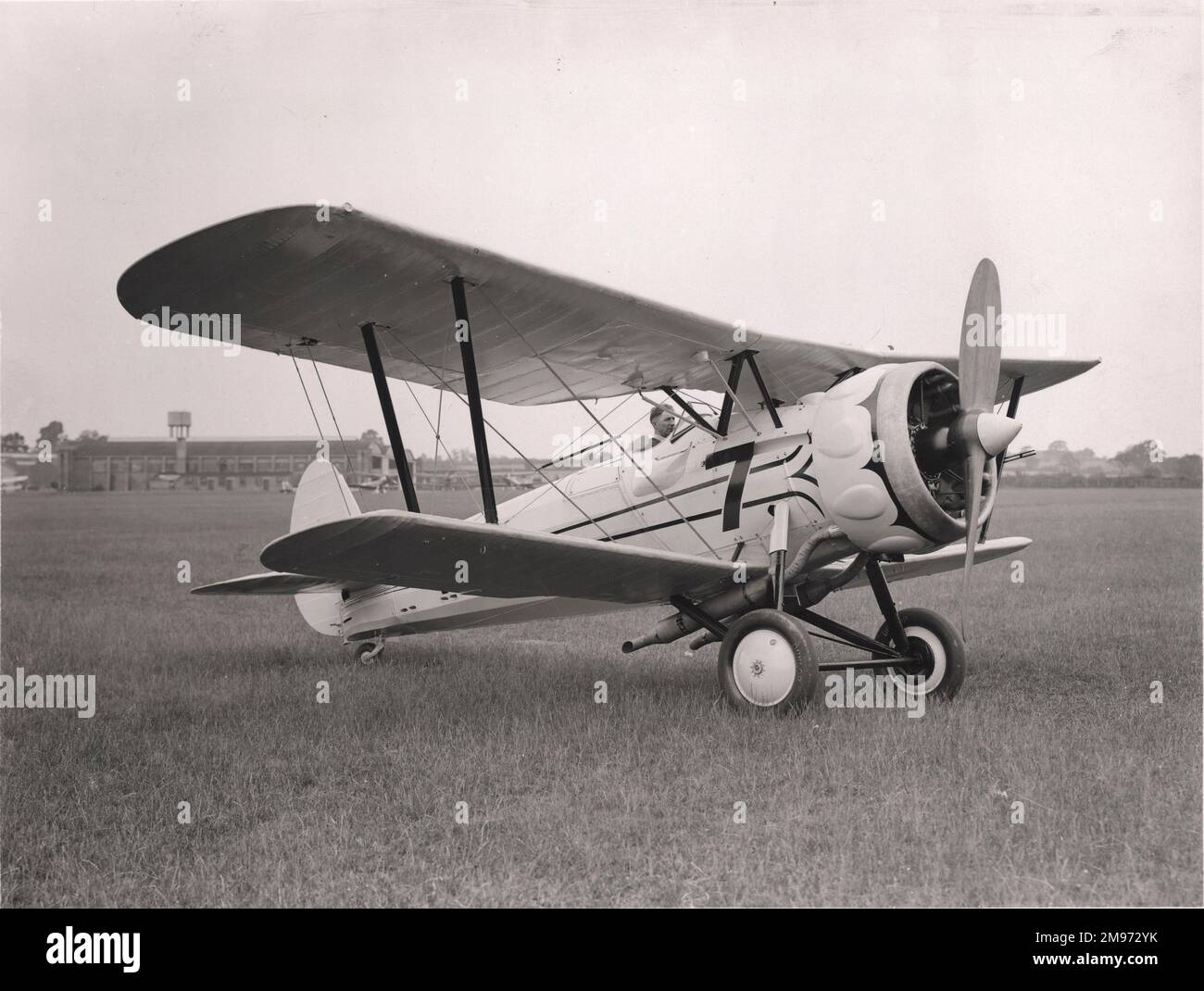 Bristol Bulldog IVA, R-8, fitted with Perseus IA radial at the SBAC ...