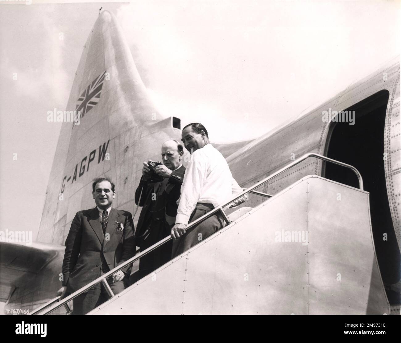 The Rt Hon G.R. Strauss, MP, the Minister of Supply; Lord Brabazon of ...