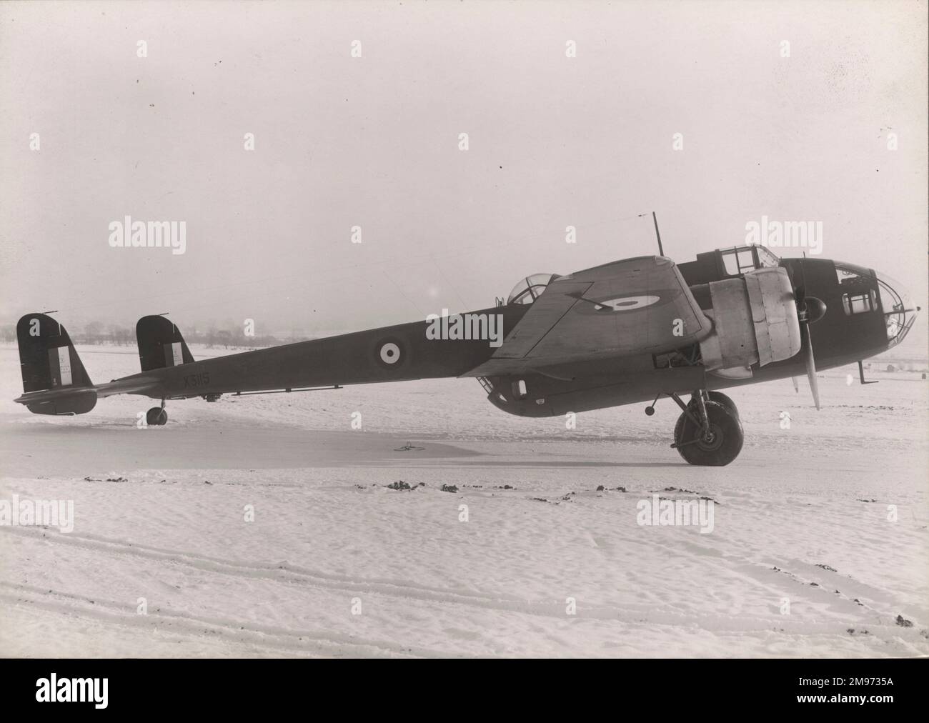 Handley Page HP62 Hampden II, X3115, powered by Wright Cyclone radials ...